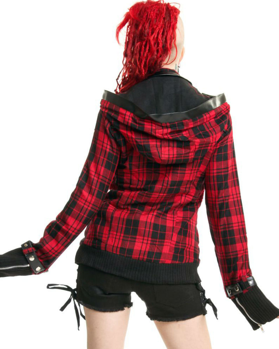 Z Jacket Red Check – Blackwidowlondon