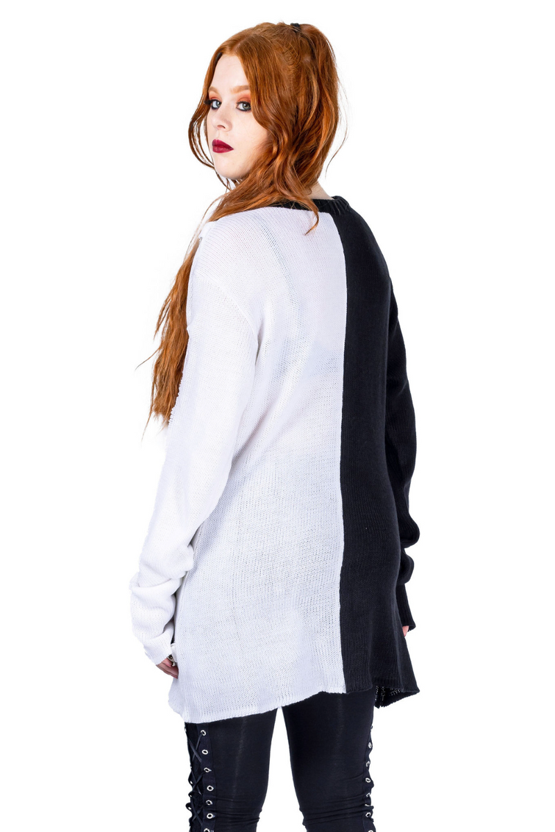 Atelia Jumper Black/White – Blackwidowlondon