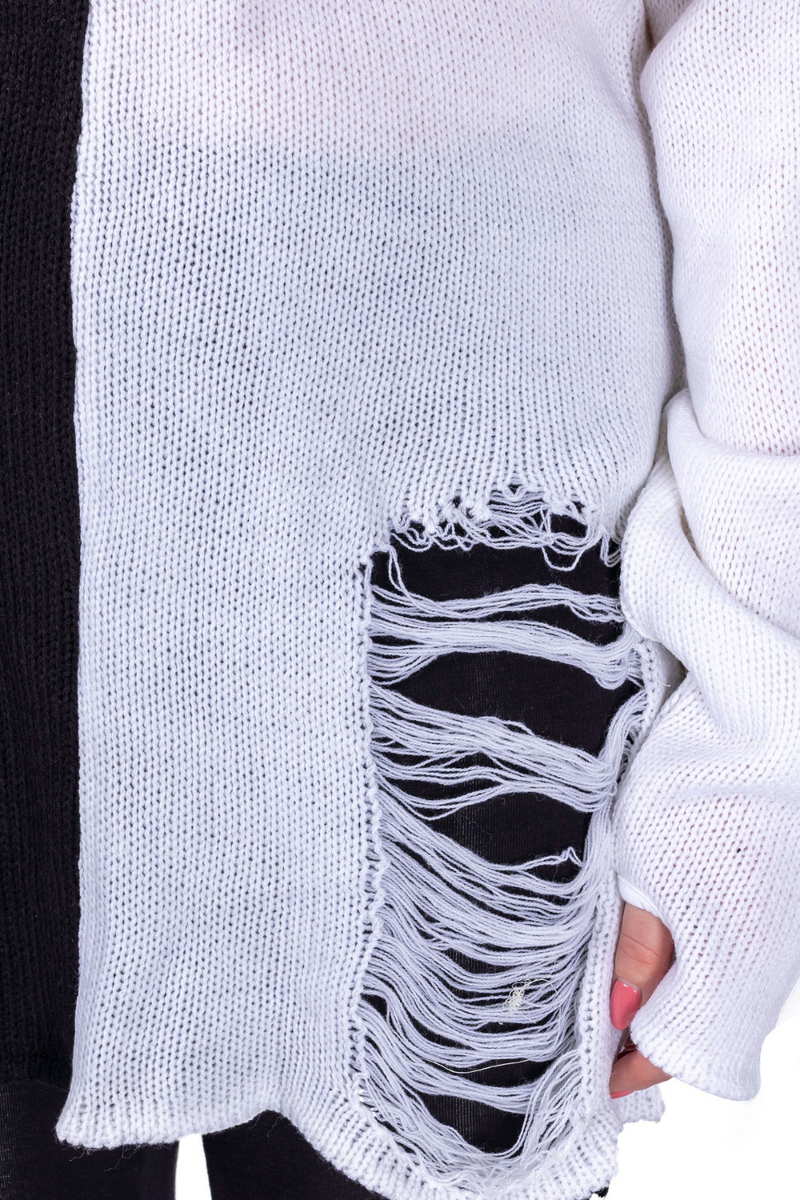 Atelia Jumper Black/White – Blackwidowlondon